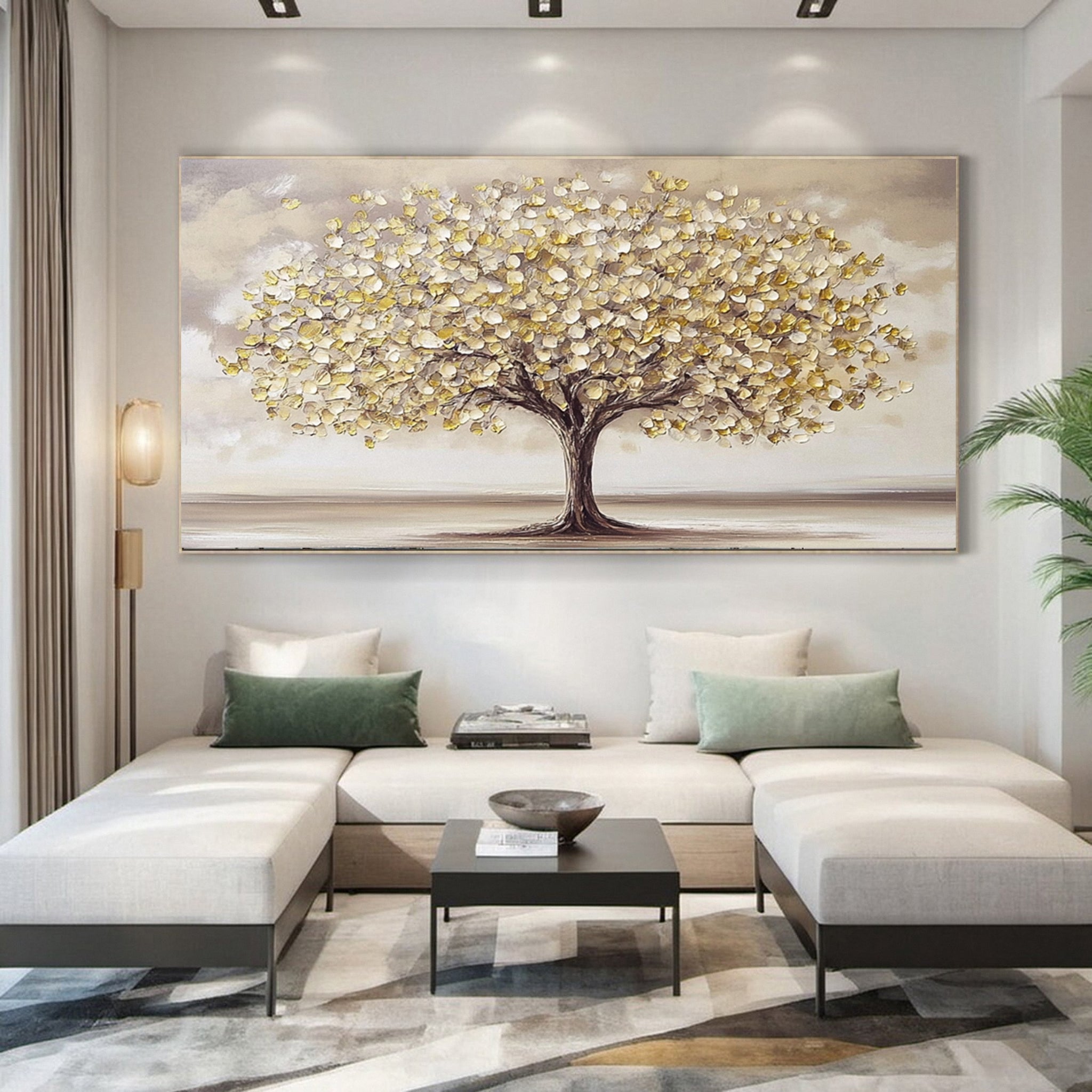 Modern Large Colorful Tree Wall Art Keira Art From Dafen #FT 031